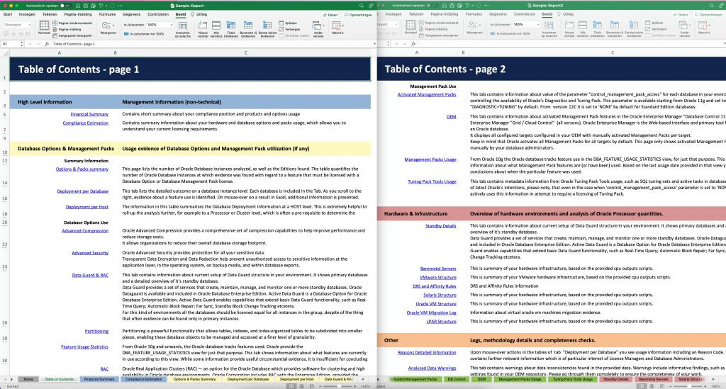 License Audit – Oracle Databases Compliance Check